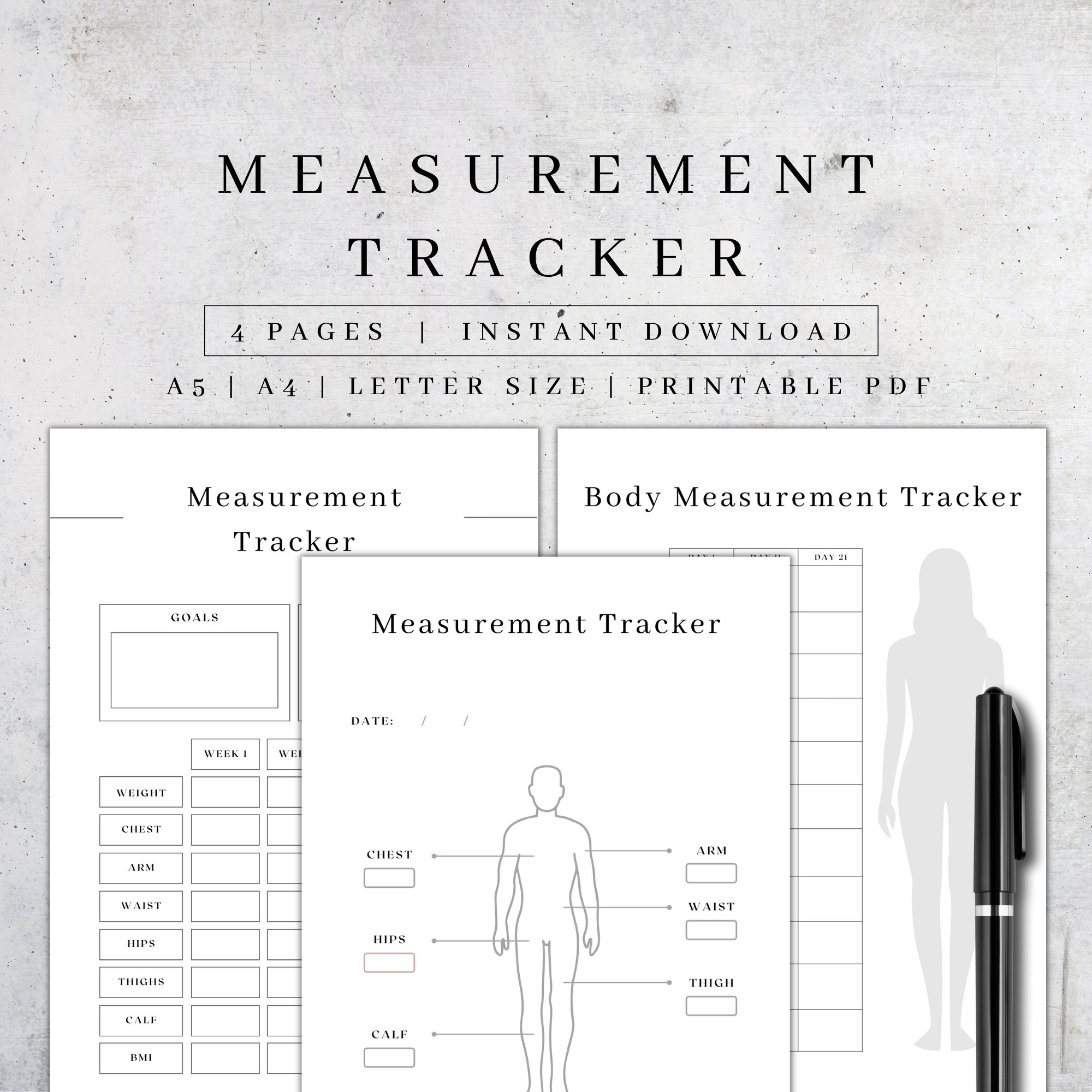 Suit Measurement Form