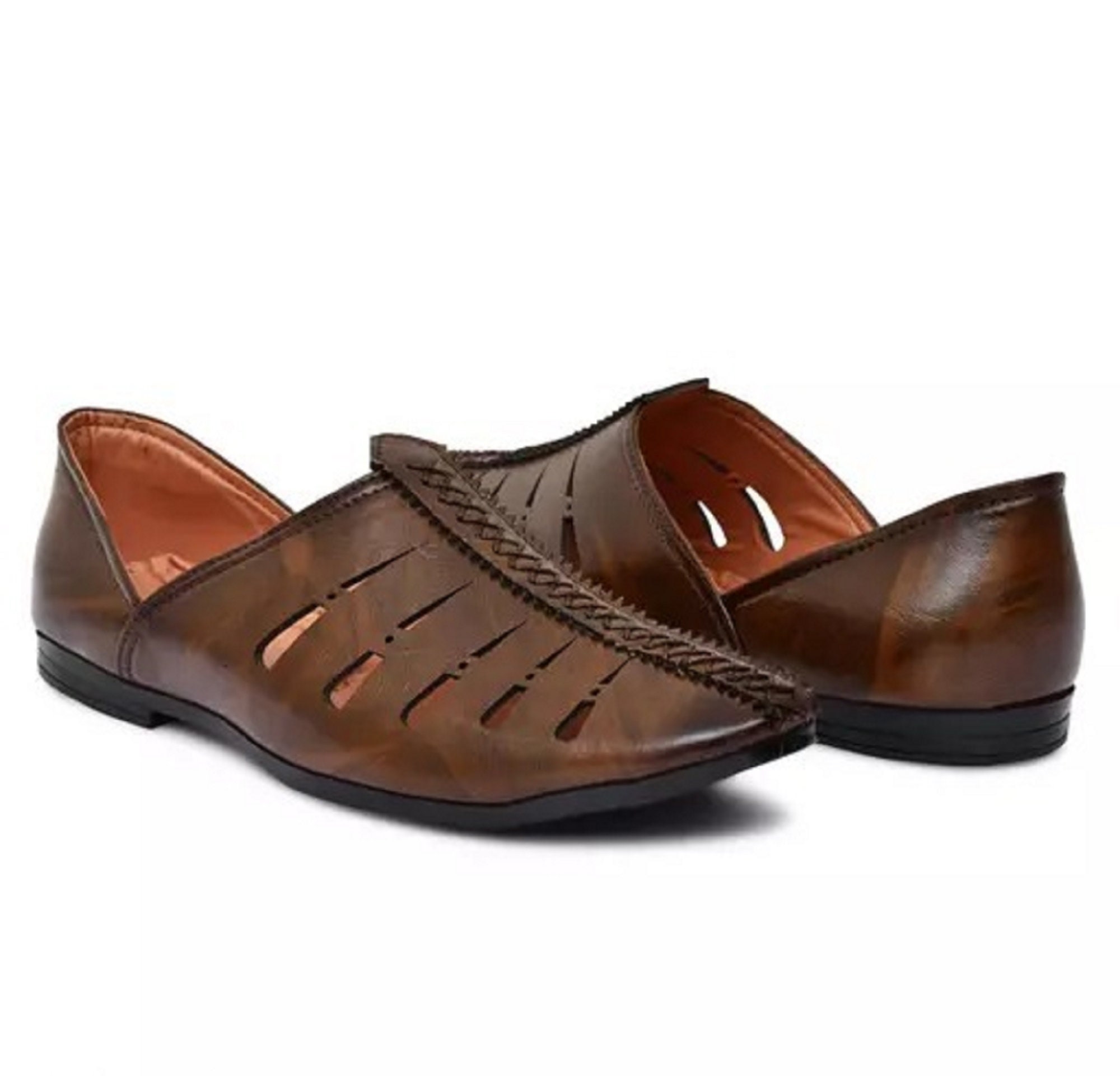 Punjabi Juttis for Men Ethnic Indian Wedding Jutti Handmade Traditional ...