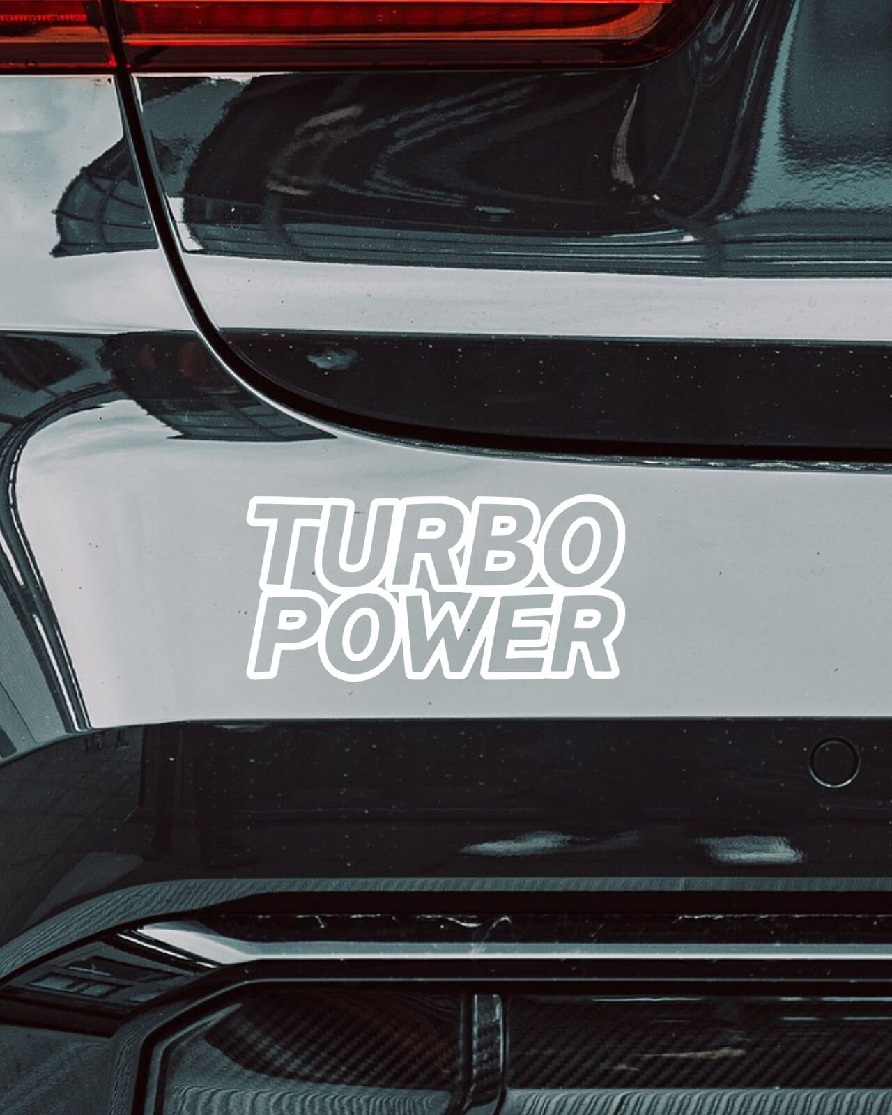 Turbo Power Car Sticker: Boost Your Vehicle's Performance and Style! - Etsy