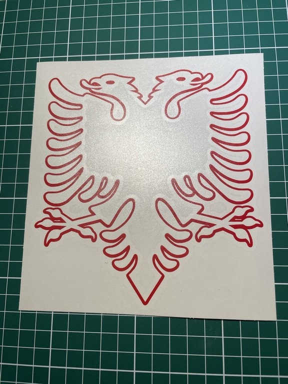 Albania Eagle - Albanian Coat of Arms - Sticker - Etsy