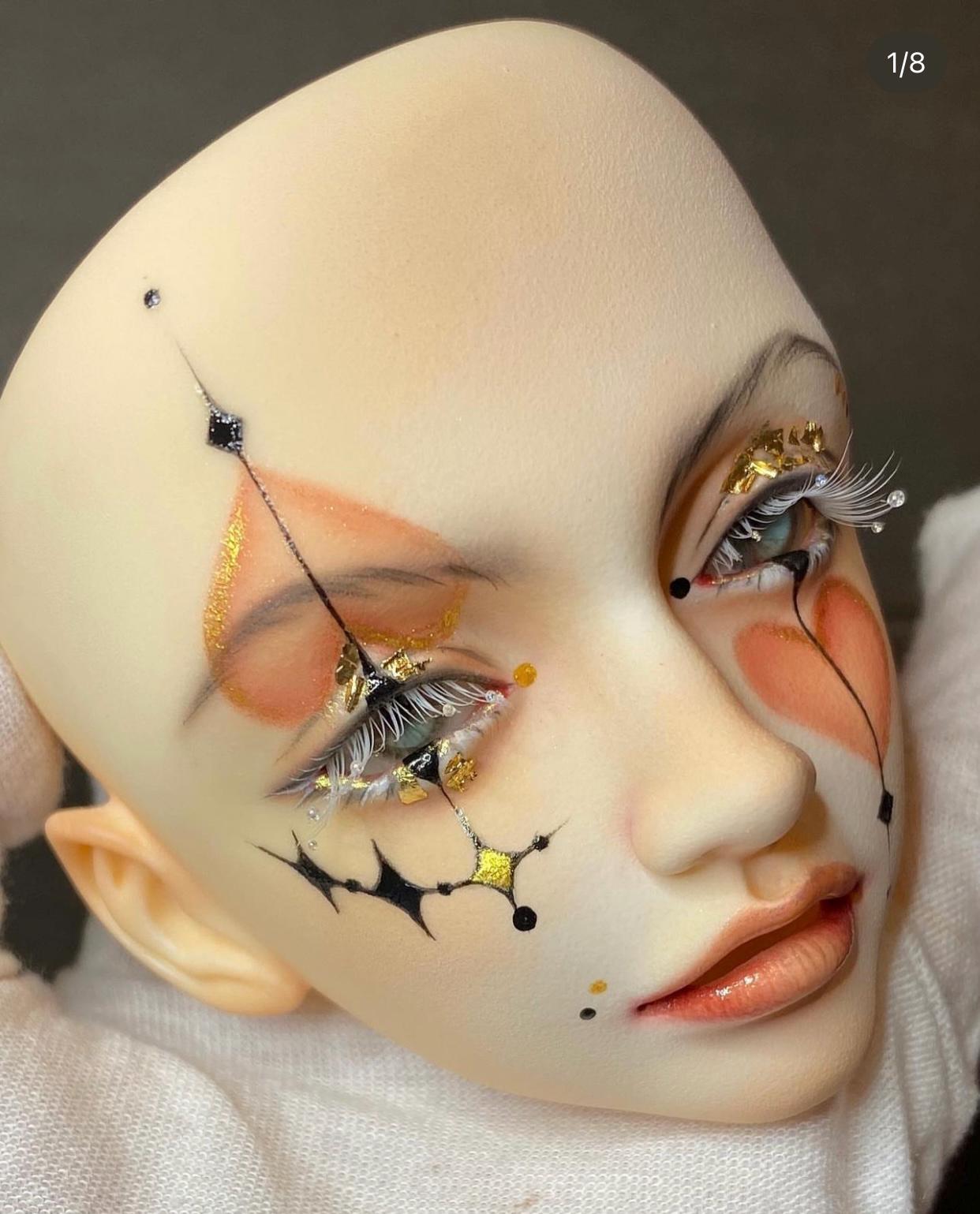 BJD Doll Face-up Commission. Customized Doll Face Up. Please DM Me ...