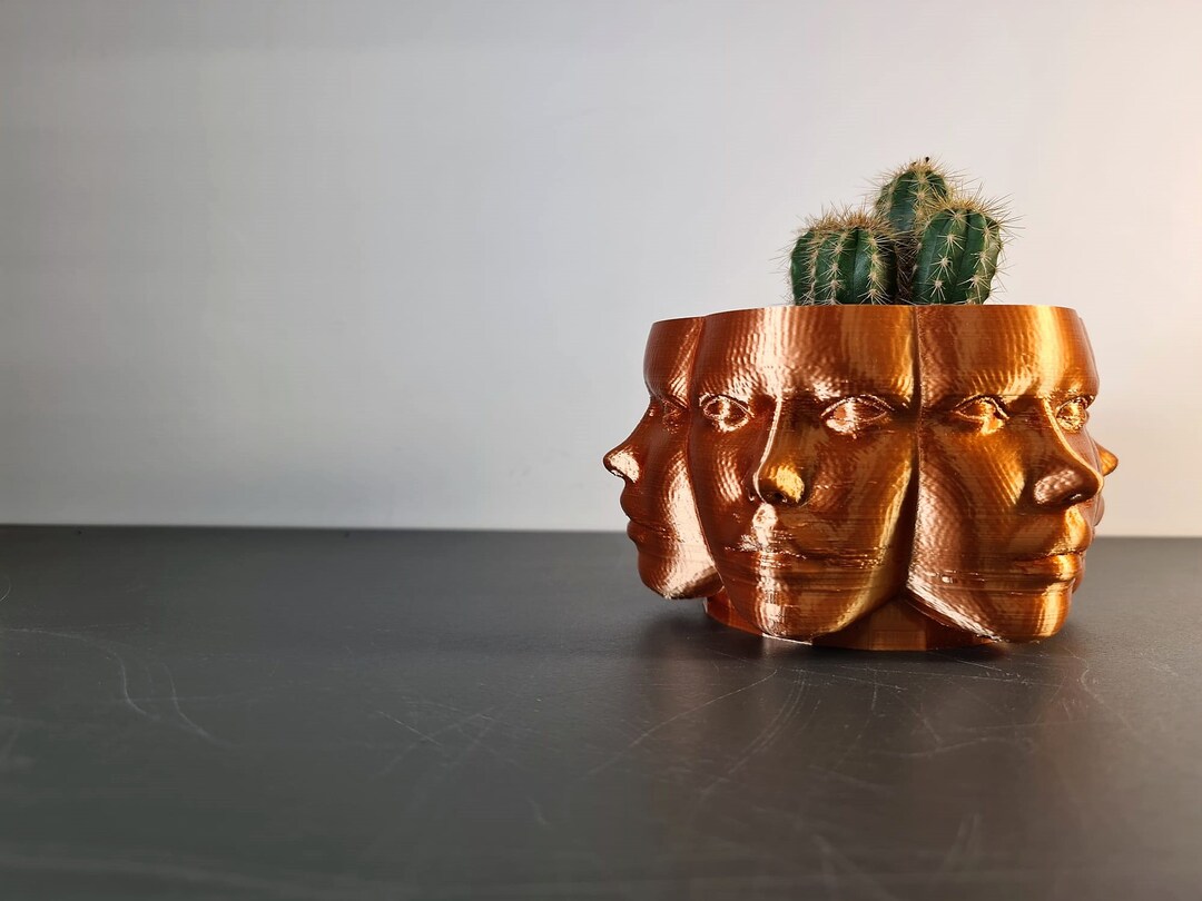 Face Vase / Planter / Face Pot / Multi Face Vase/ Goth Planter / Face ...