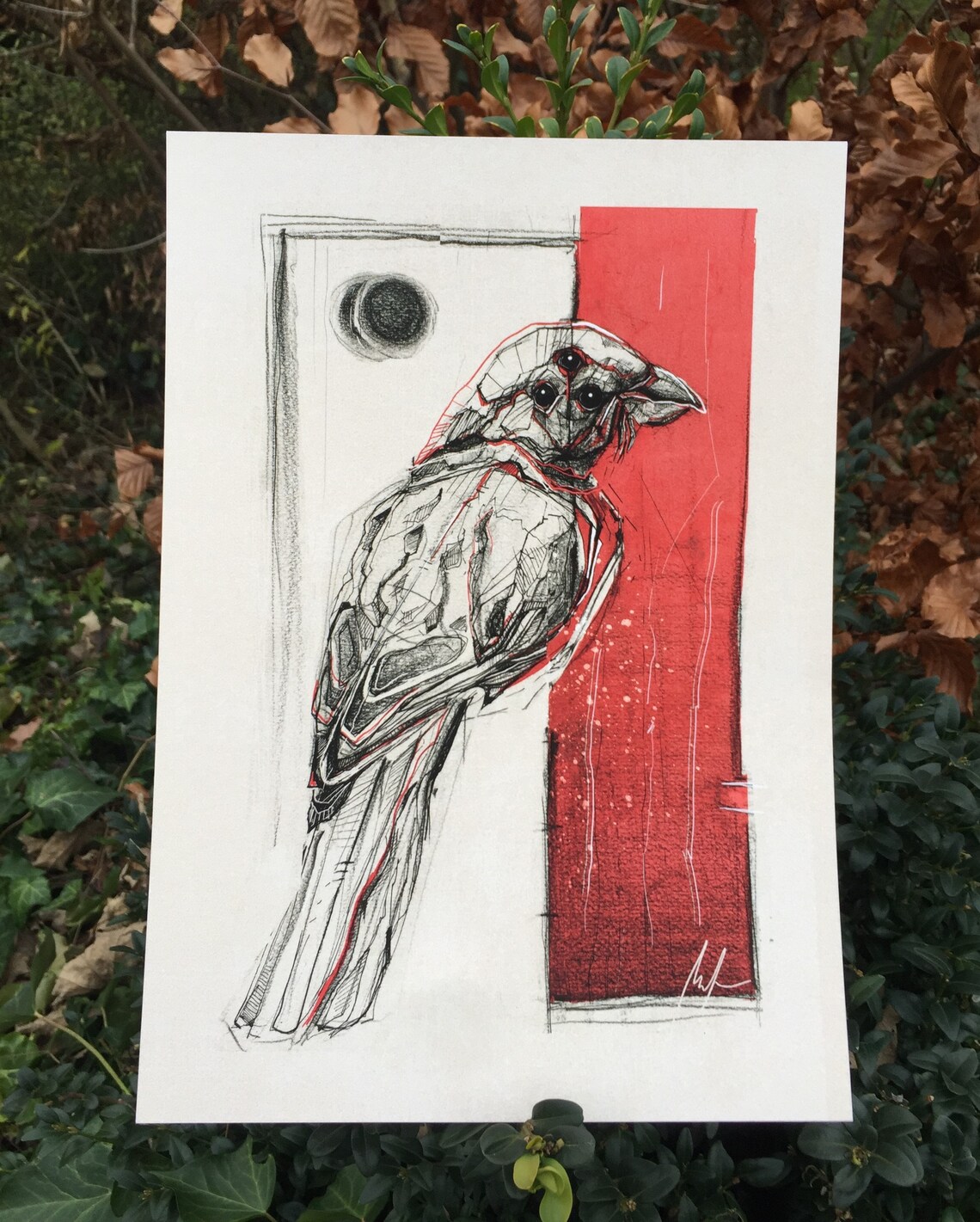 The Three-eyed One. Digital Print of Fineline- and Pencildrawing - Etsy