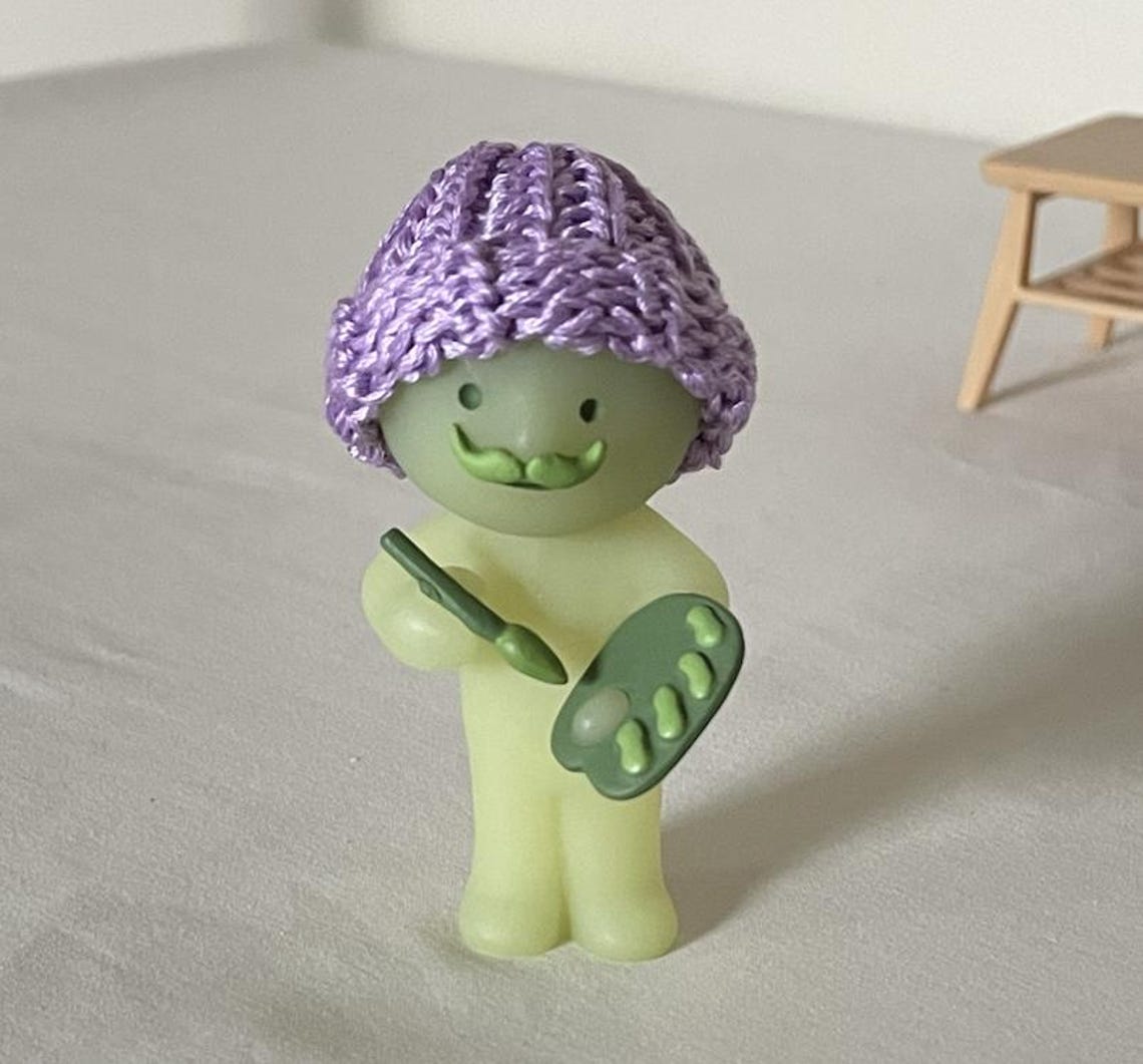 Crochet Hat Pattern Bucket Hat Cap Brim Beanie Easy for Smiski - Etsy