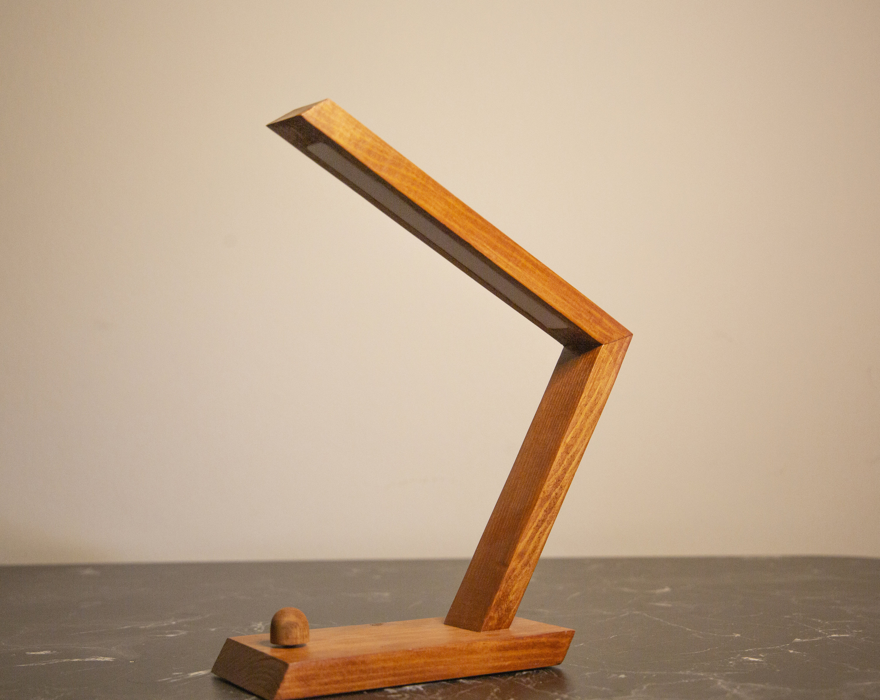 Handmade Desk Lamp /wooden Desk Led Lamp / Handmade Lamp / - Etsy