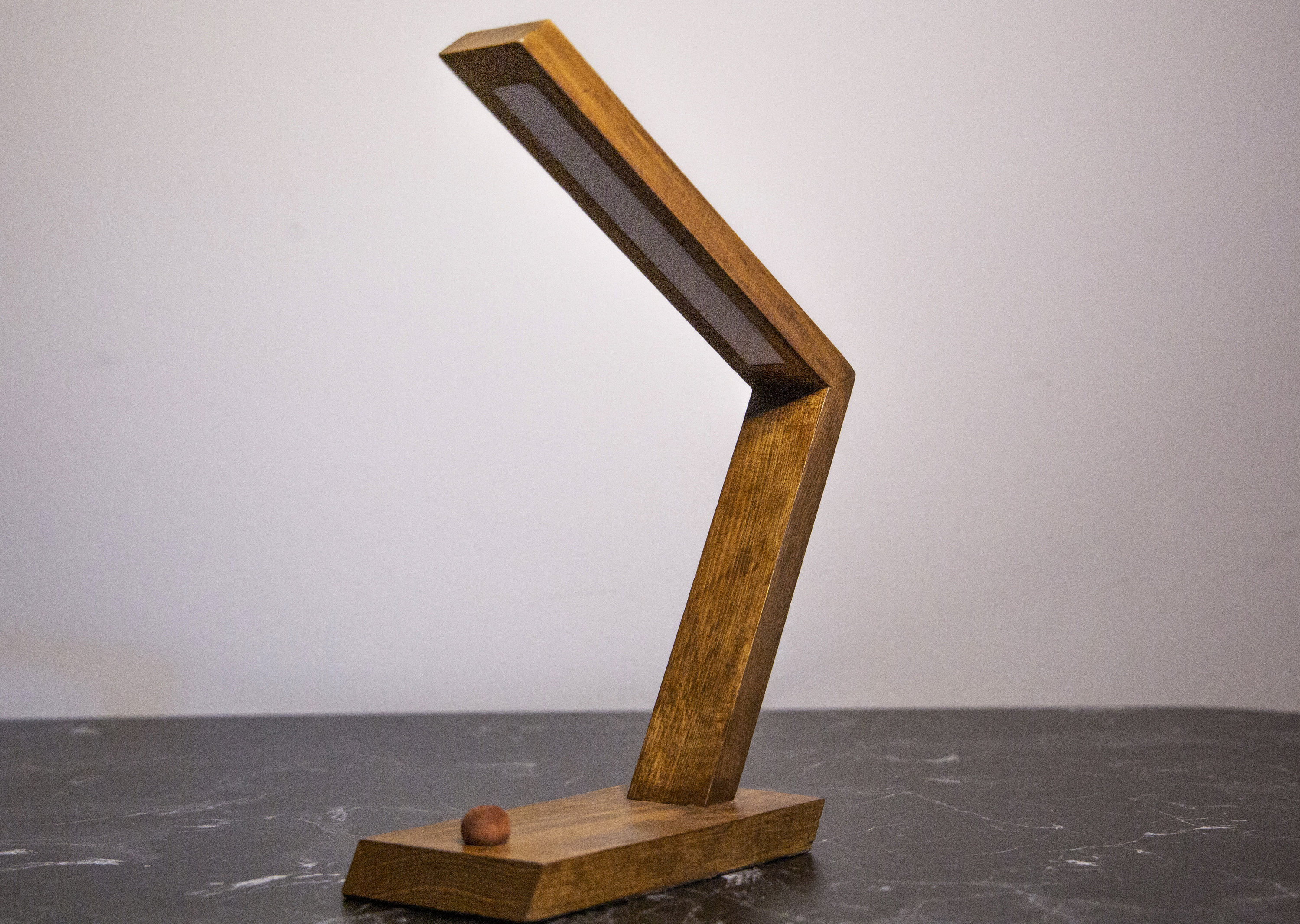 Handmade Desk Lamp /wooden Desk Led Lamp / Handmade Lamp / - Etsy