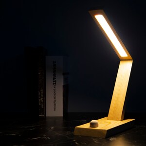 Handmade Desk Lamp /wooden Desk Led Lamp / Handmade Lamp / - Etsy