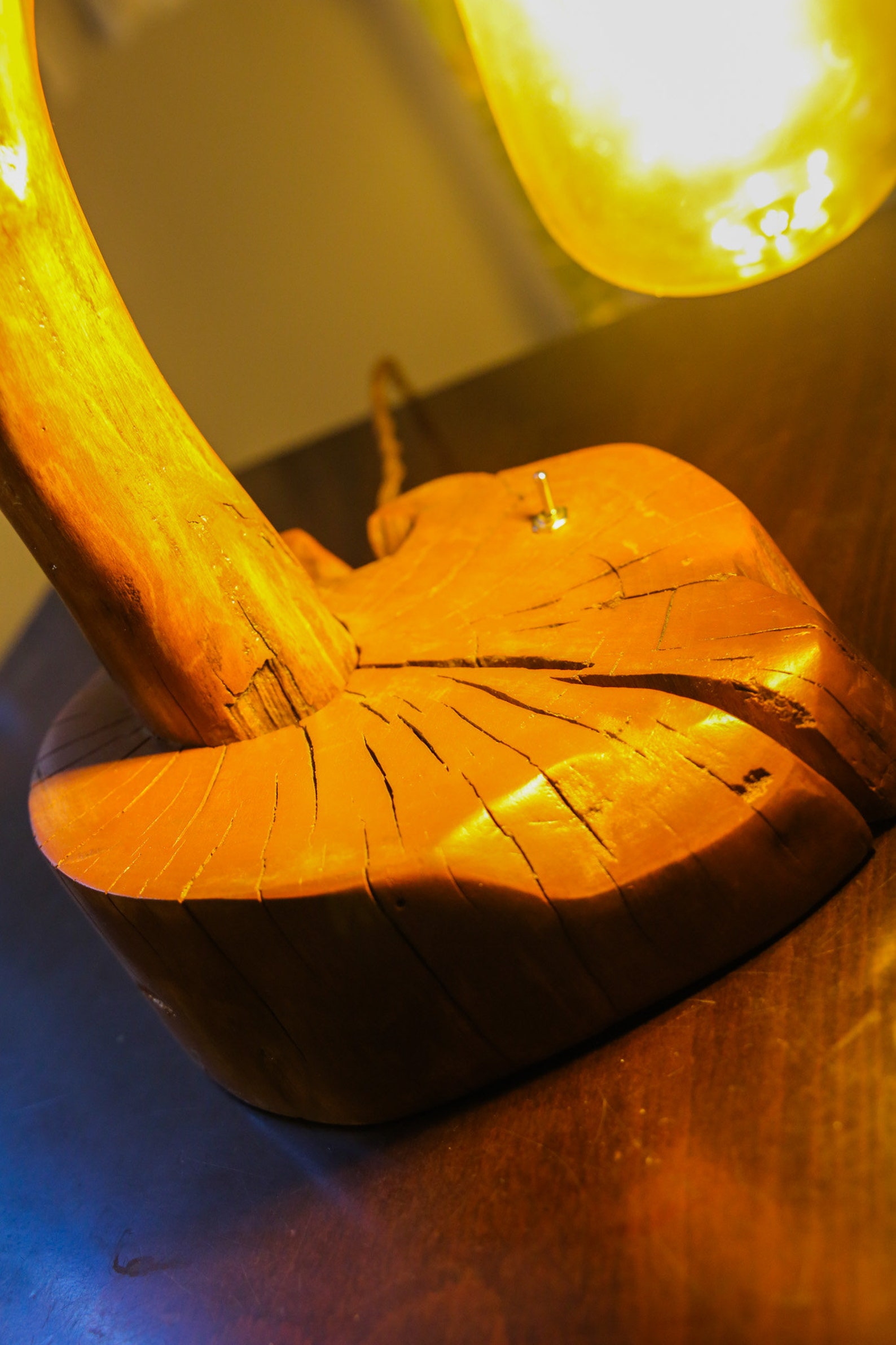 Table Lamp Natural Wood Table Lamp Handmade Table Lamp. - Etsy