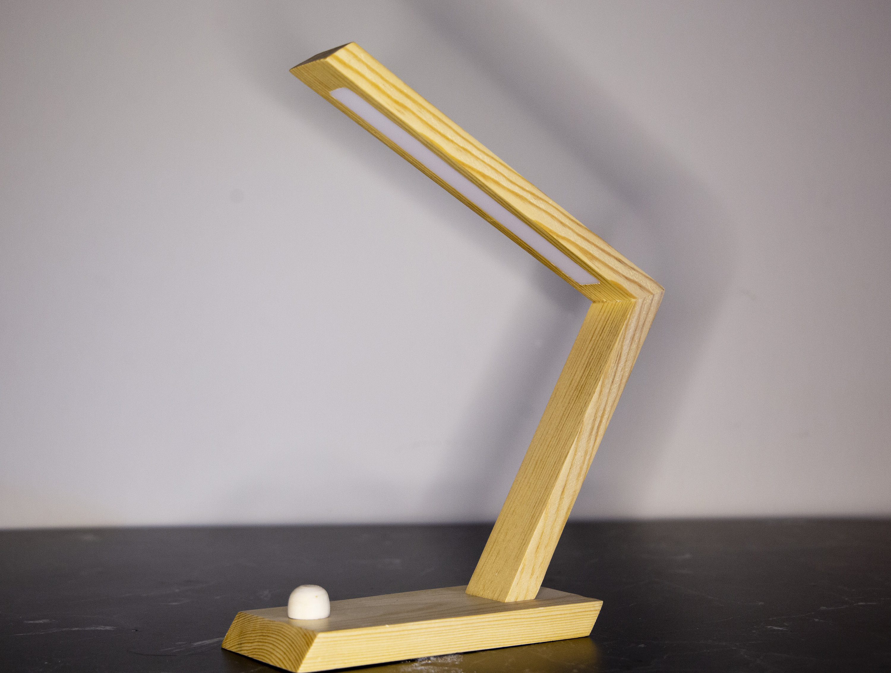 Handmade Desk Lamp /wooden Desk Led Lamp / Handmade Lamp / - Etsy