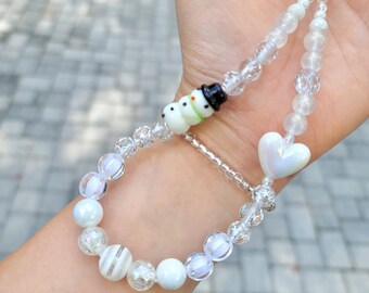 Holly Jolly Christmas Phone Charm Strap - Etsy