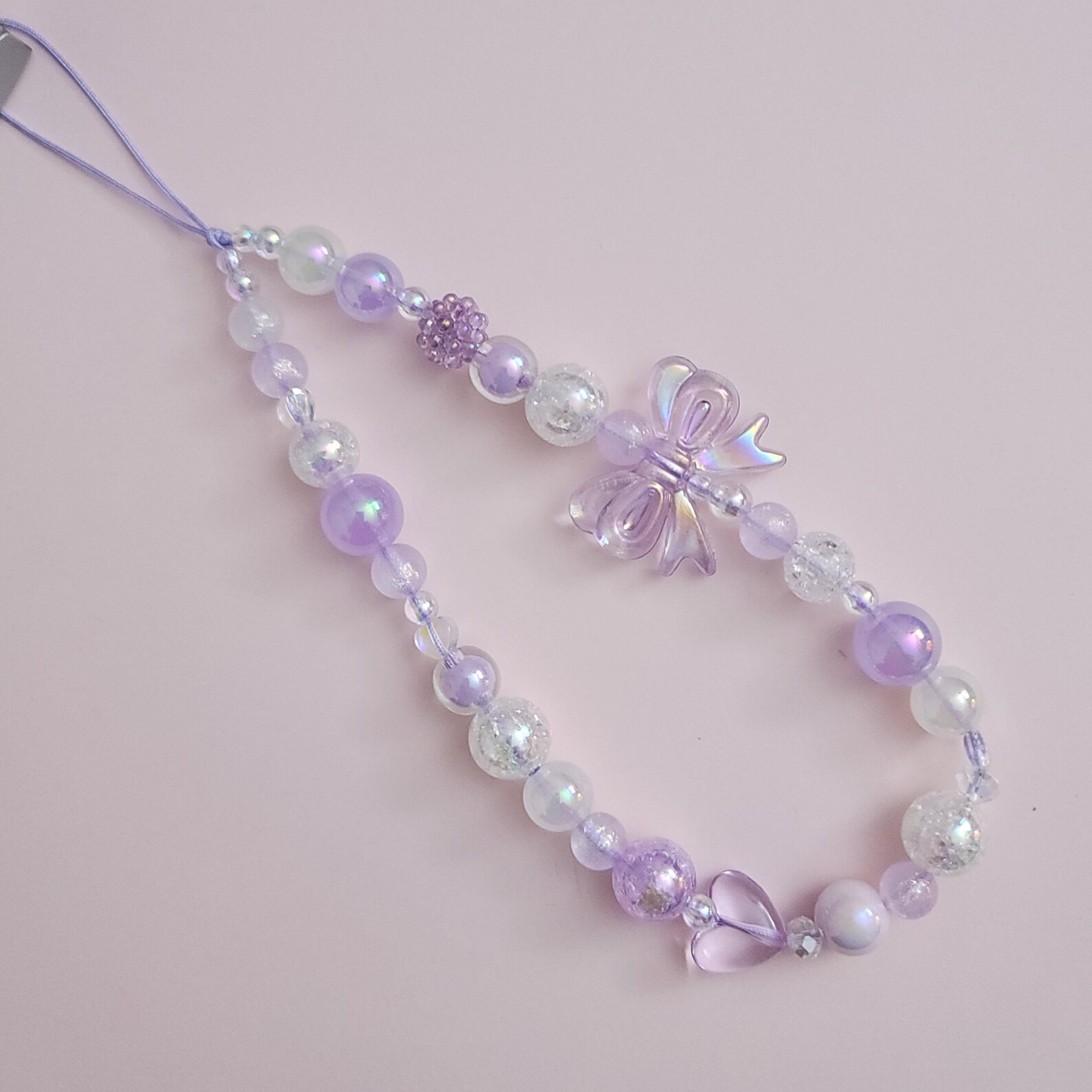 Purple Bow Tie Phone Charm Strap, Phone Lanyard, Phone Accessory, Gift ...