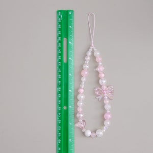 Pink Bow Tie Phone Charm Strap, Phone Lanyard, Phone Accessory, Gift ...