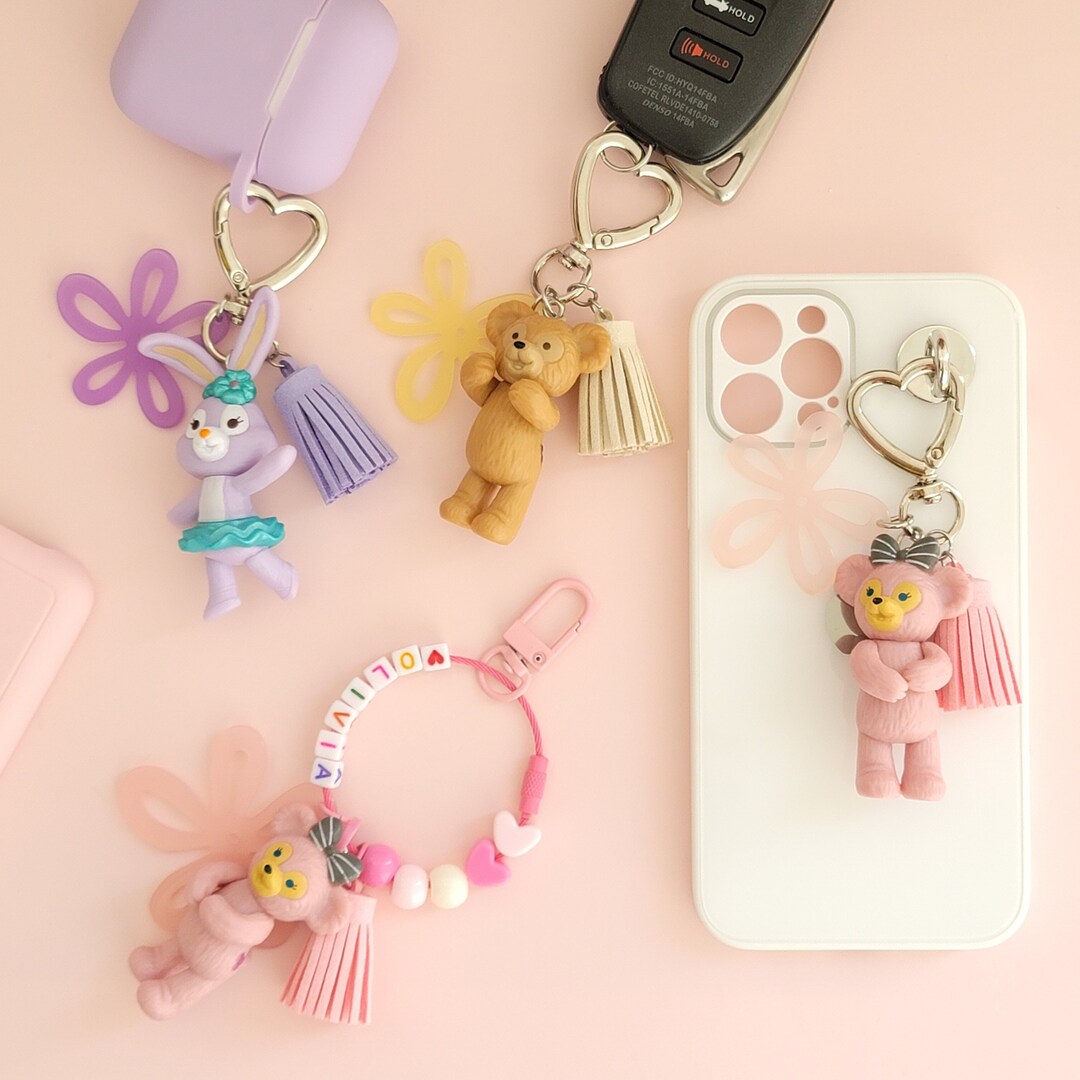 Duffy and Shellie May Friends Keychain, Duffy Bear Stella Lou, Disney ...