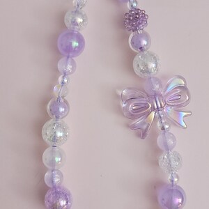 Purple Bow Tie Phone Charm Strap, Phone Lanyard, Phone Accessory, Gift ...