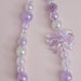 Purple Bow Tie Phone Charm Strap, Phone Lanyard, Phone Accessory, Gift ...
