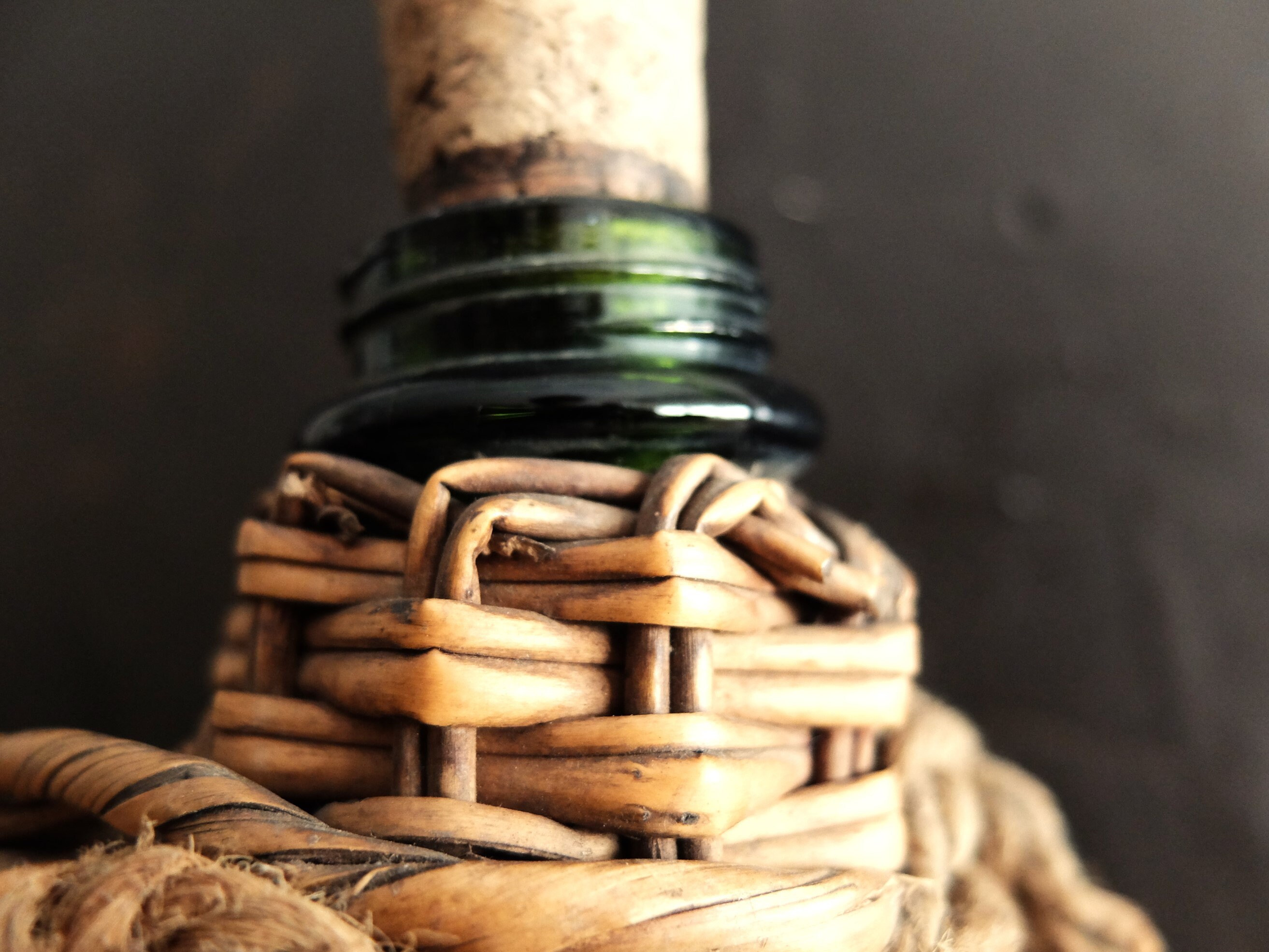 French Demijohn Wine Bottle/ Hand Wrapped Wicker French - Etsy