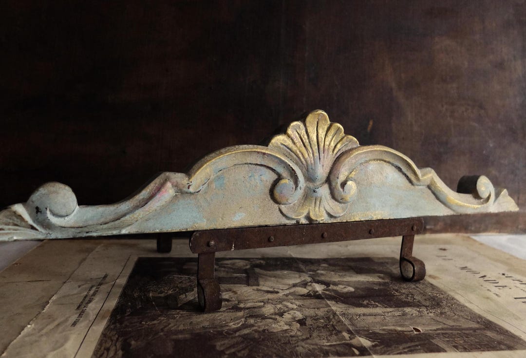 Wooden Pediment / Architectural Salvage Wood/ Rustic Decor - Etsy