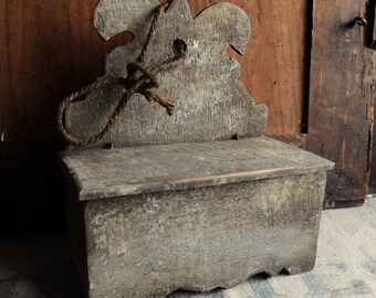 Early Primitive Wall Box - Etsy