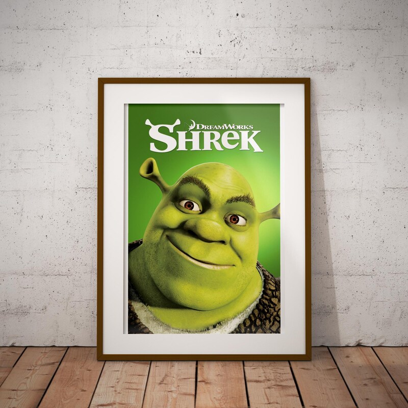 Shrek Movie Poster - Etsy