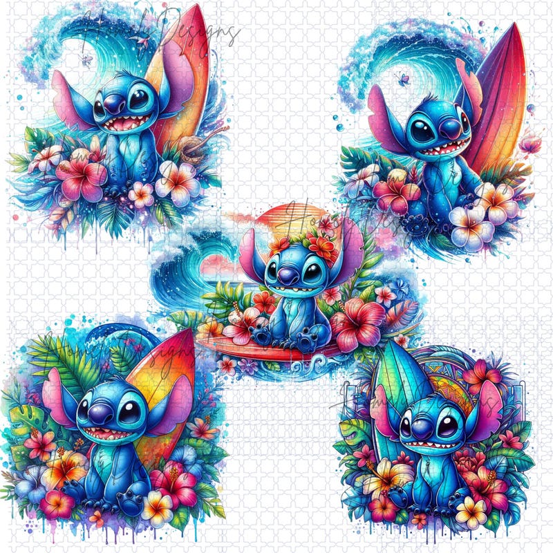 Lilo and Stitch Surfboard - Etsy