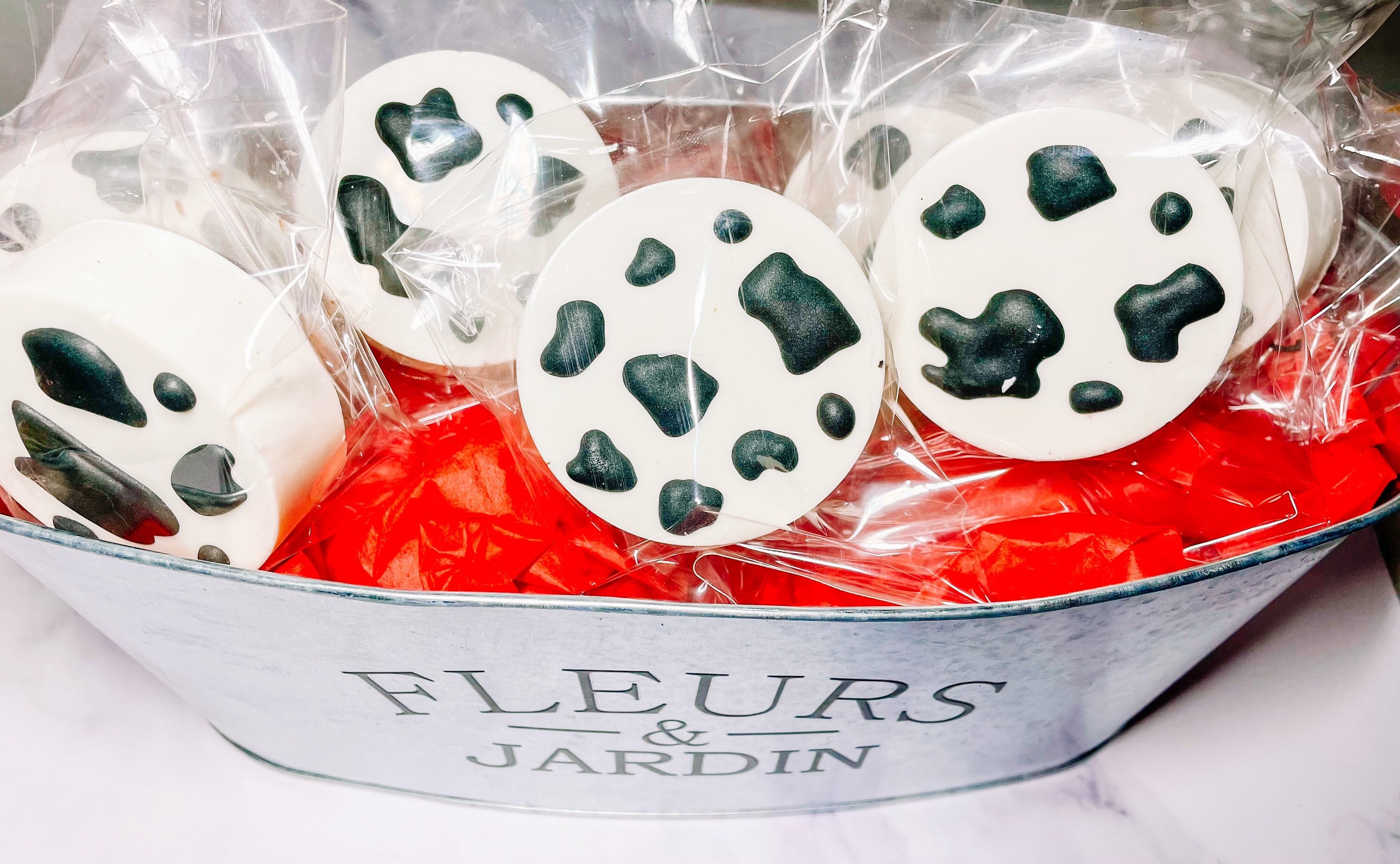 Cow Print Chocolate Covered Oreos - Etsy