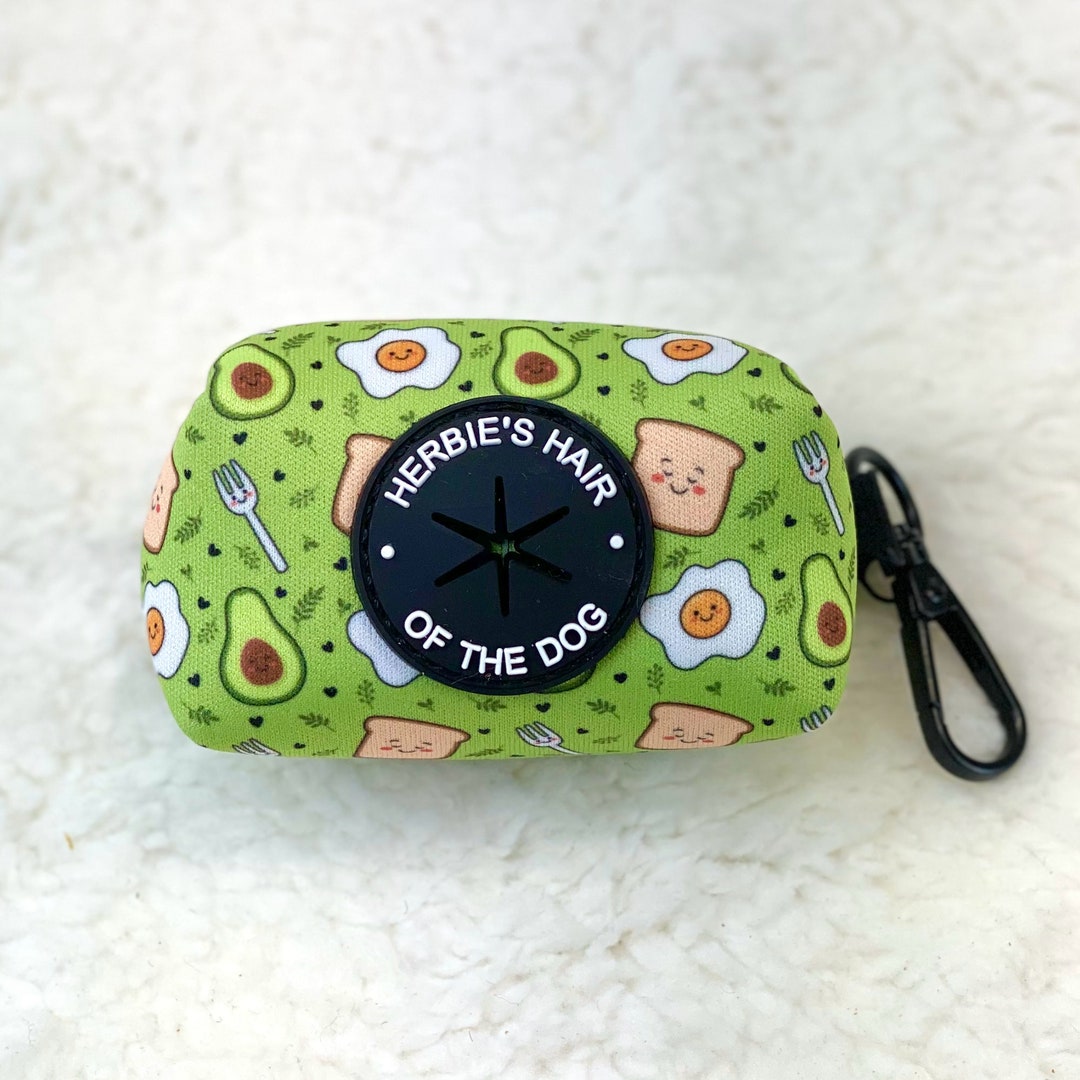 Avo Good Day Poop Bag Holder Avocado Brunch Green Puppy - Etsy