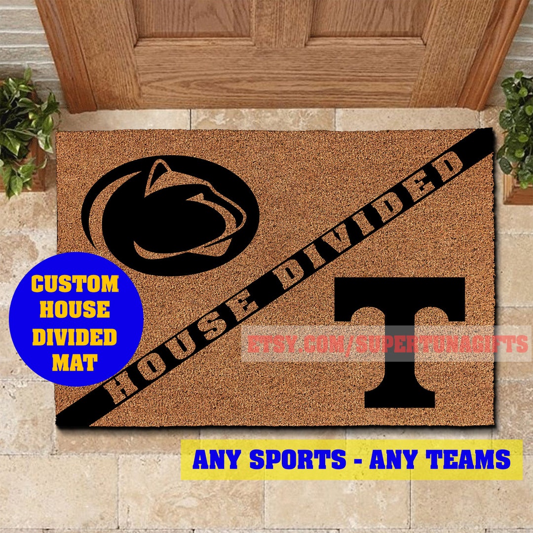 Custom Sport Mat Personalized House Divided Mat Coir - Etsy