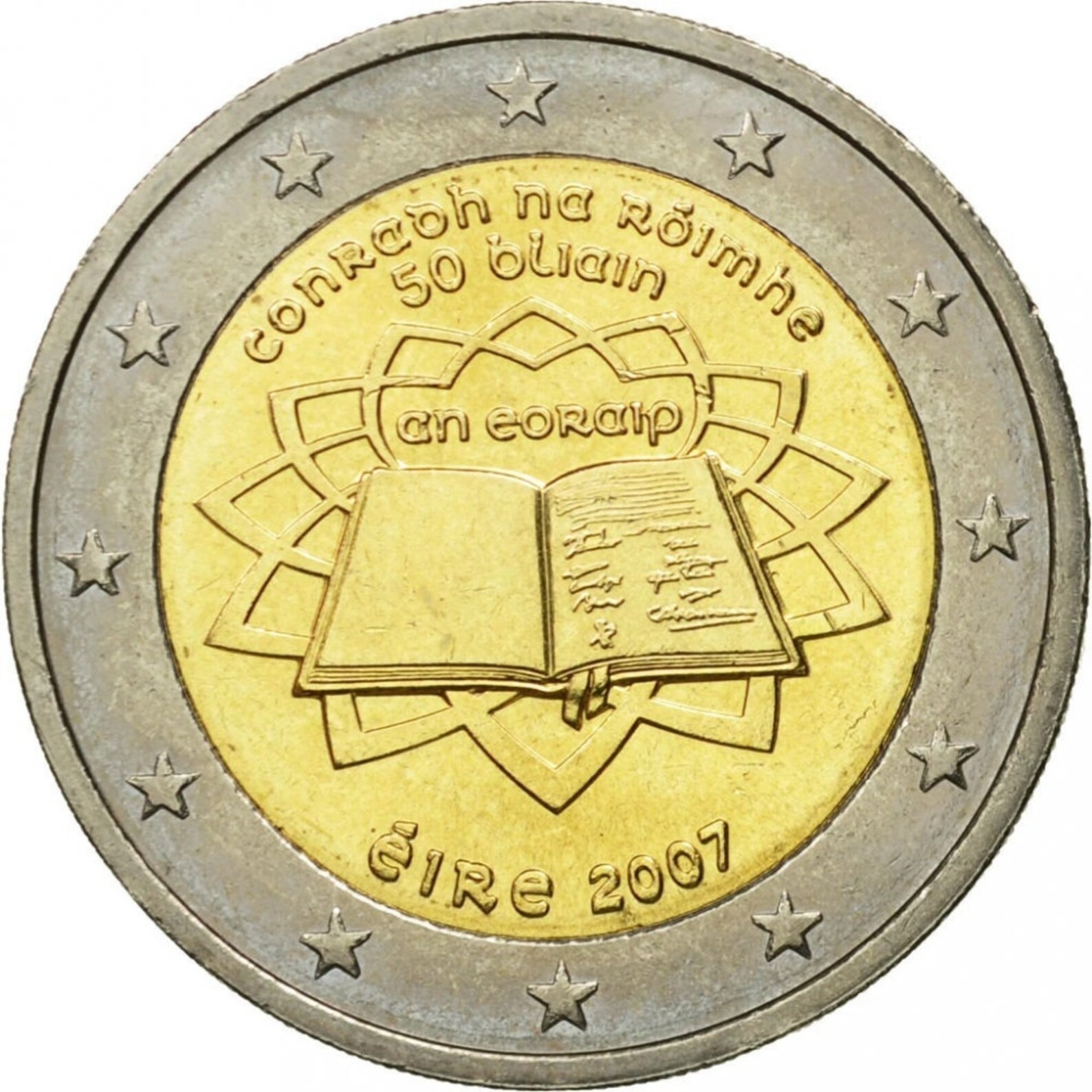 2 Euro Treaty of Rome Ireland 2007 - Etsy