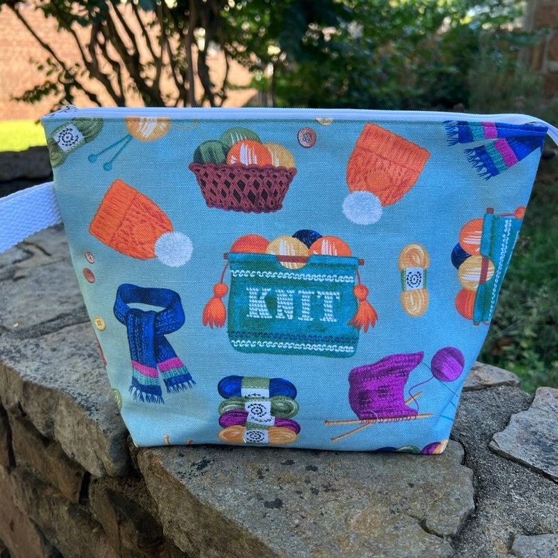 Crochet Project Bag - Etsy