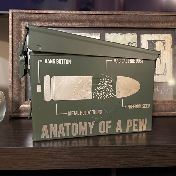 Anatomy of the Pew Ammo Can - Etsy