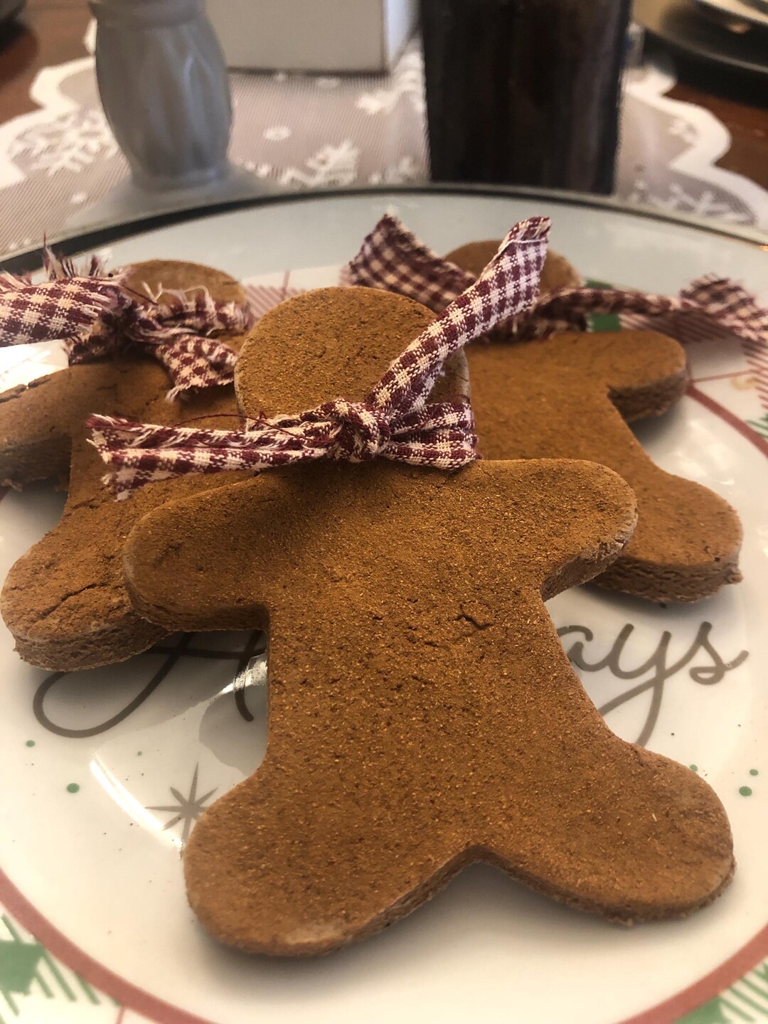 Set of 3 Faux Primitive Gingerbread Cookie and 1 Free Mini With ...