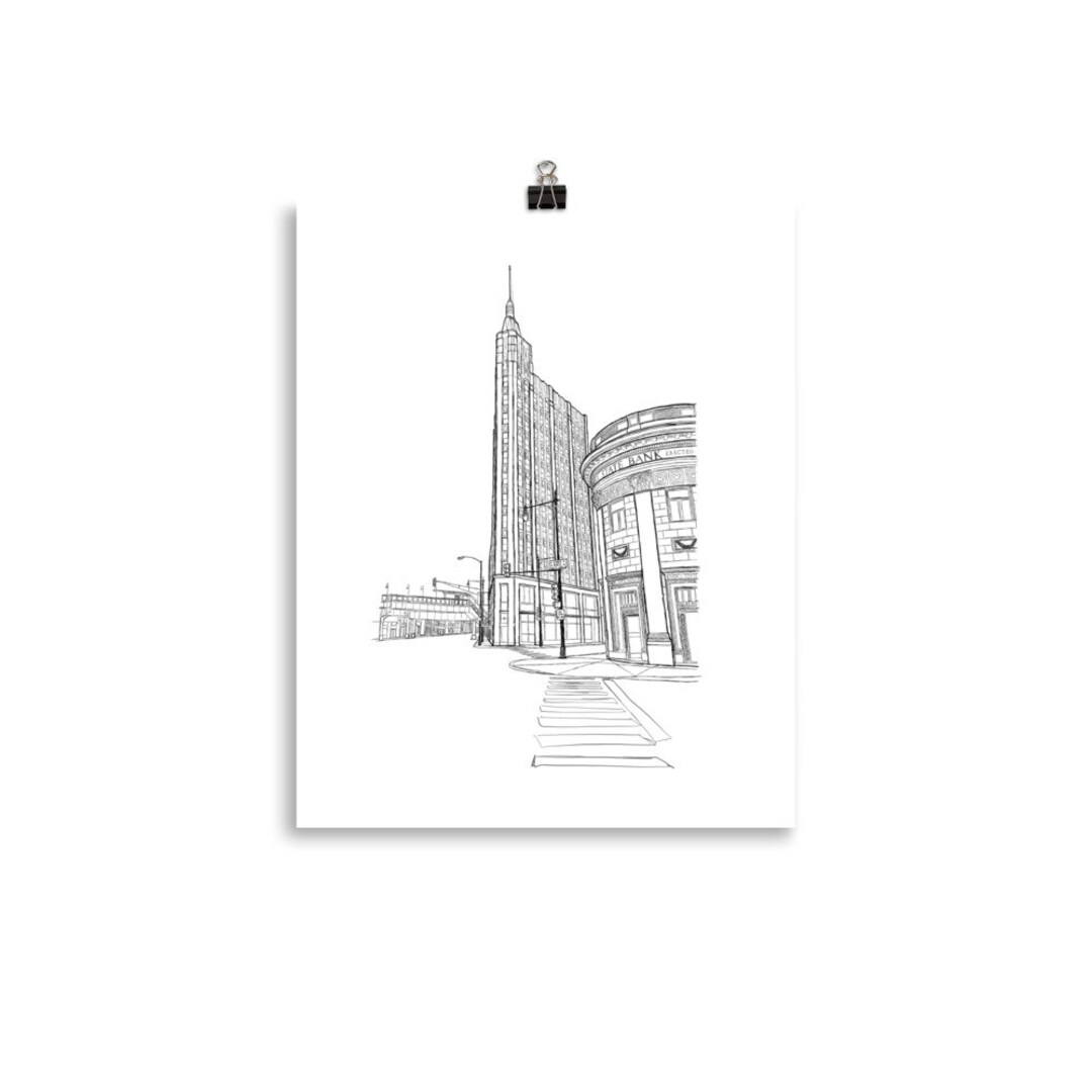 The Robey Chicago - Print - Etsy