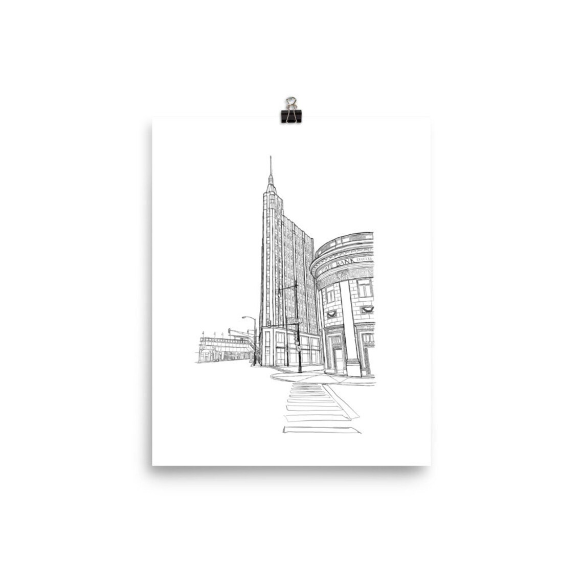 The Robey Chicago - Print - Etsy
