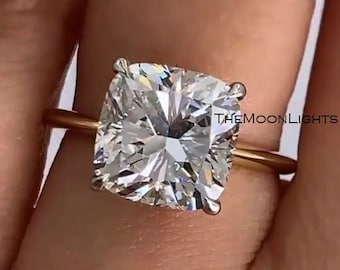 Lab Created Yellow Diamond Ring - Etsy