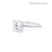 2CT Round CZ Diamond Wedding Ring Set: Sterling Silver Bridal Ring - Etsy