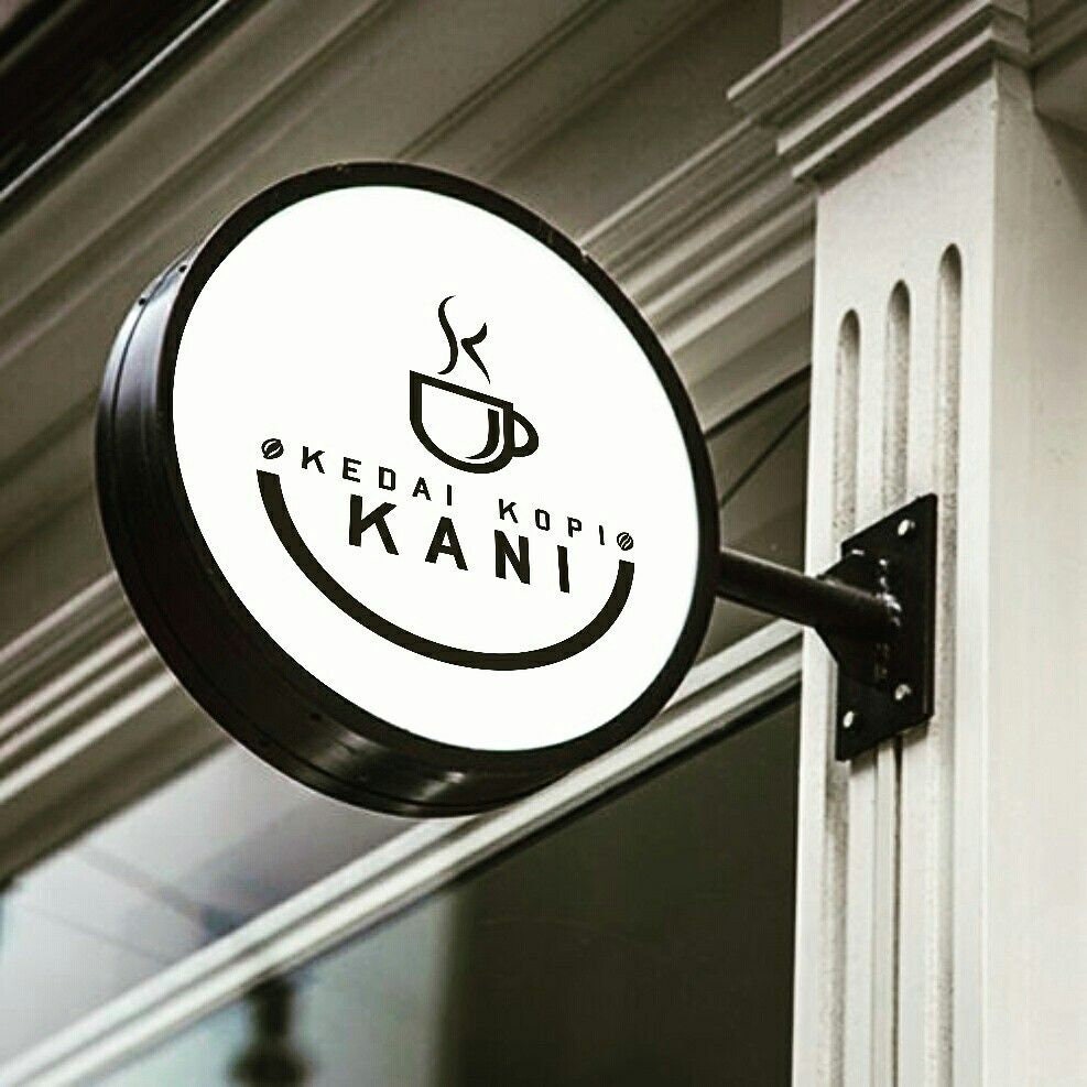 Cafe Logo Signage Double sided lighting,Advertising Signs Light box and ...