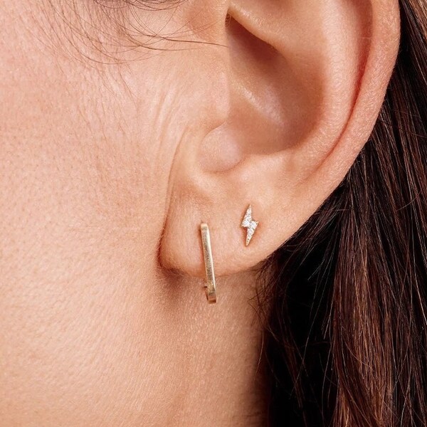 Lightning Earrings - Etsy