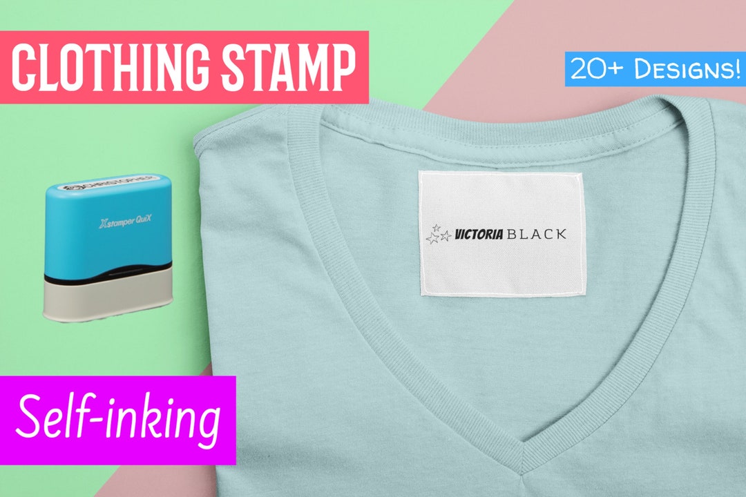 Clothing Stamp Name Stamp for Clothing Fabric Stamp Daycare Stamp ...