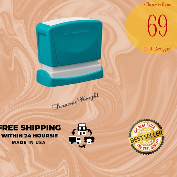 Custom Signature Name Stamp - Etsy Custom Signature Name Stamp - Etsy