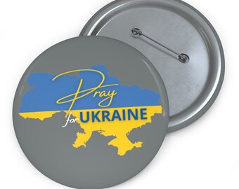 Slava Ukraini Pin Button Glory to Ukraine Pin Stand With - Etsy