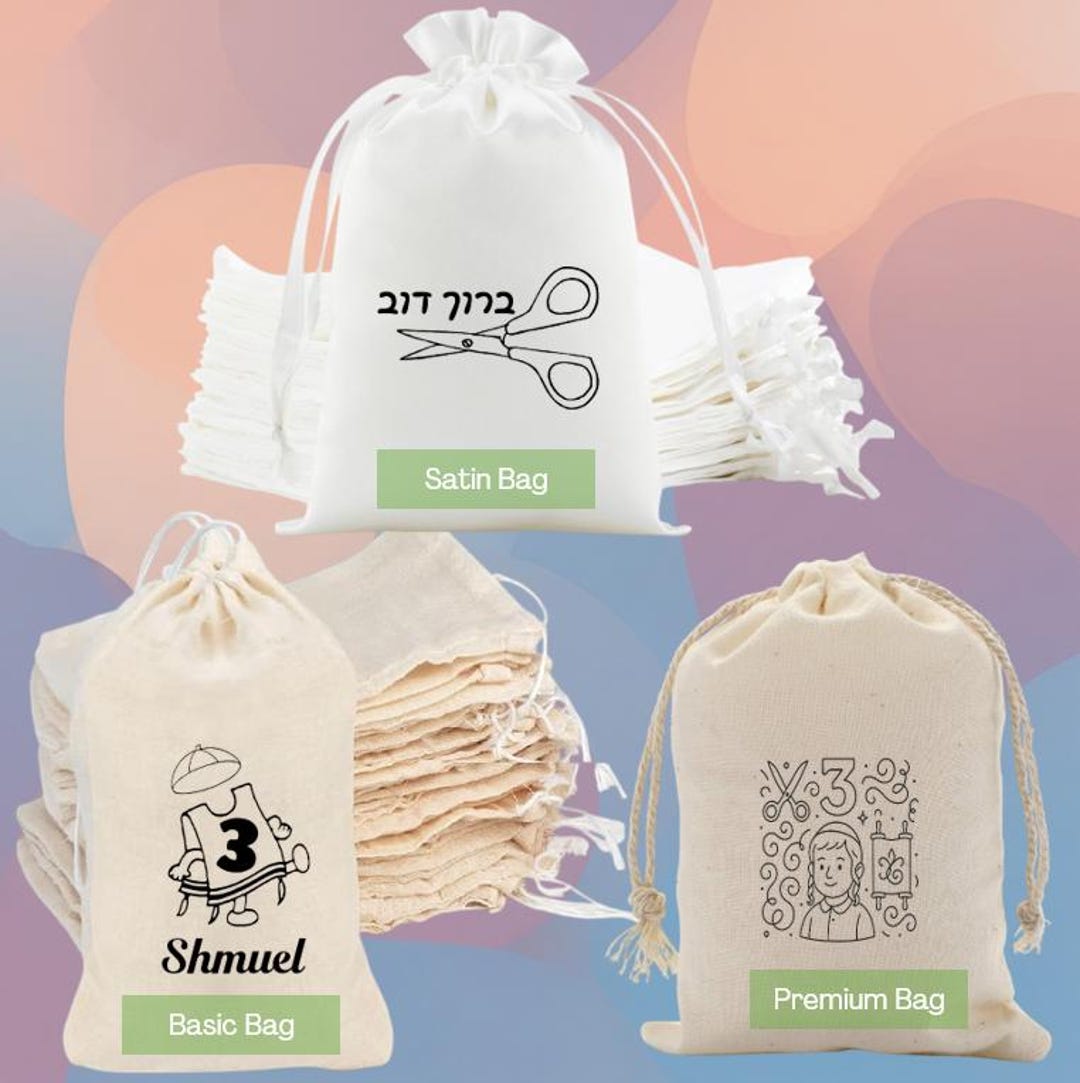 Customized Upsherin Decoration | Upshernish Pecklach | Custom Printed ...