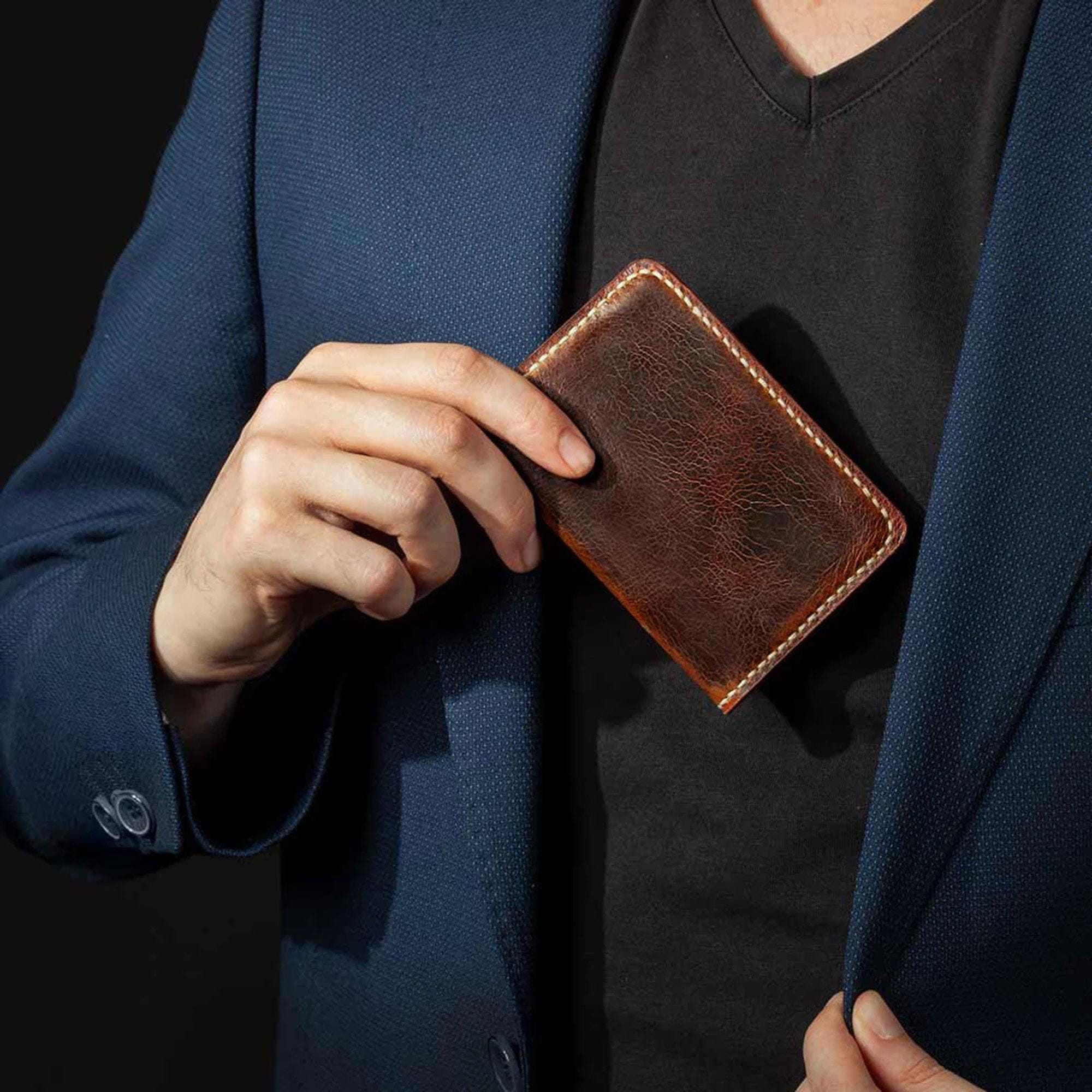 Handmade Leather Wallet, RFID Blocking Wallet, Vintage Wallet, Classic ...