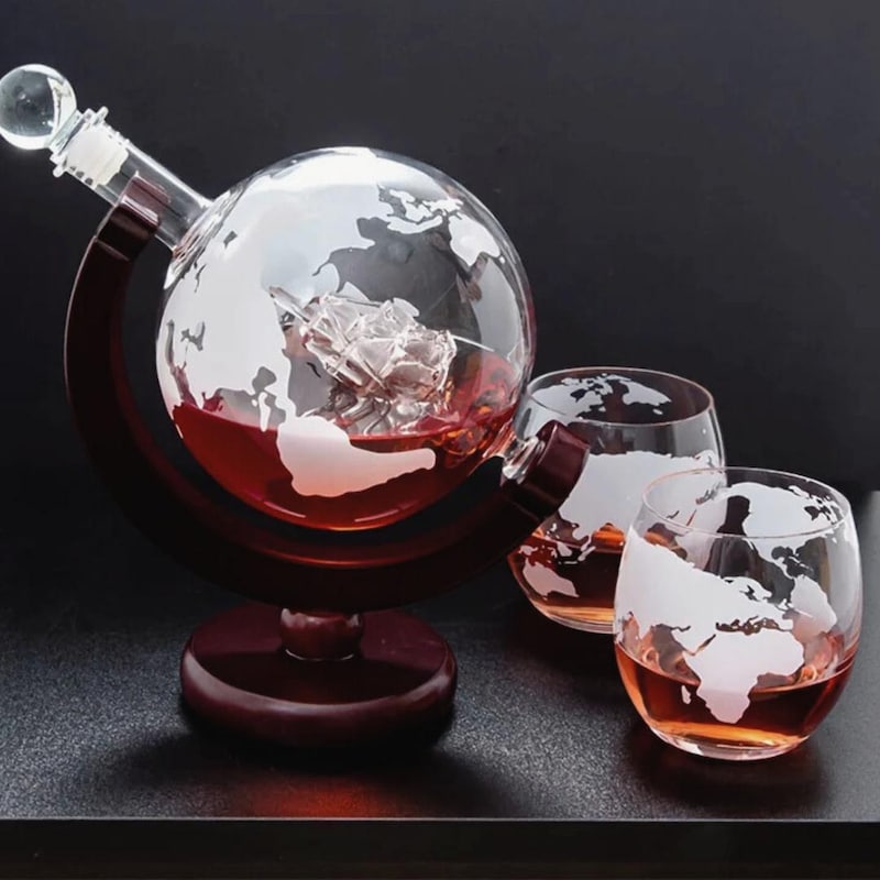 Glass Globe Bottle - Etsy