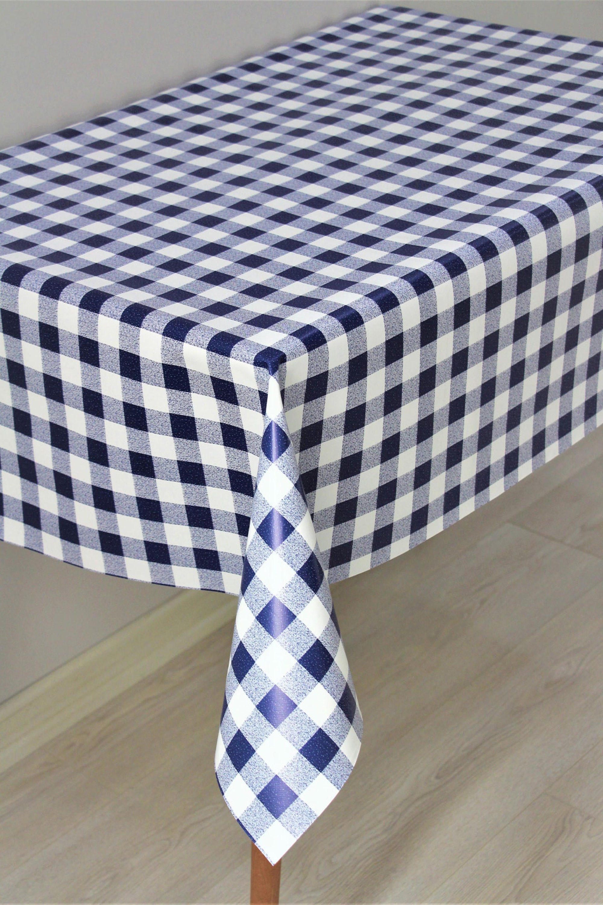 Scotch Plaid PVC Tablecloth, Plaid Patterned Oilcloth, Washable Dining ...