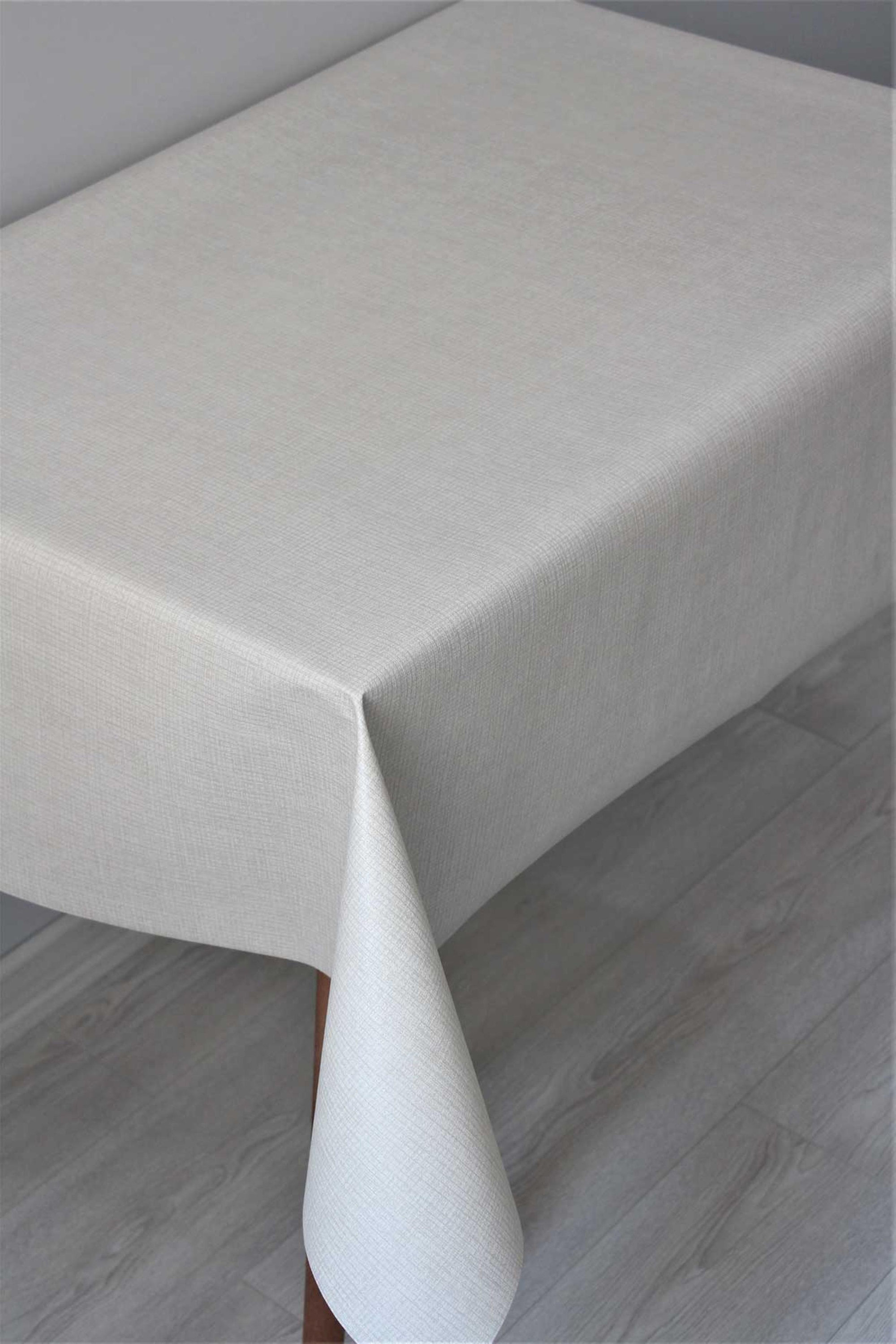 Self-patterned Stylish Tablecloth, PVC Lined Oilcloth, Tablecloth for ...