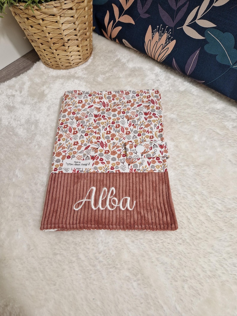 Personalized Health Record Book Cover for Child/baby/nursery/nanny ...