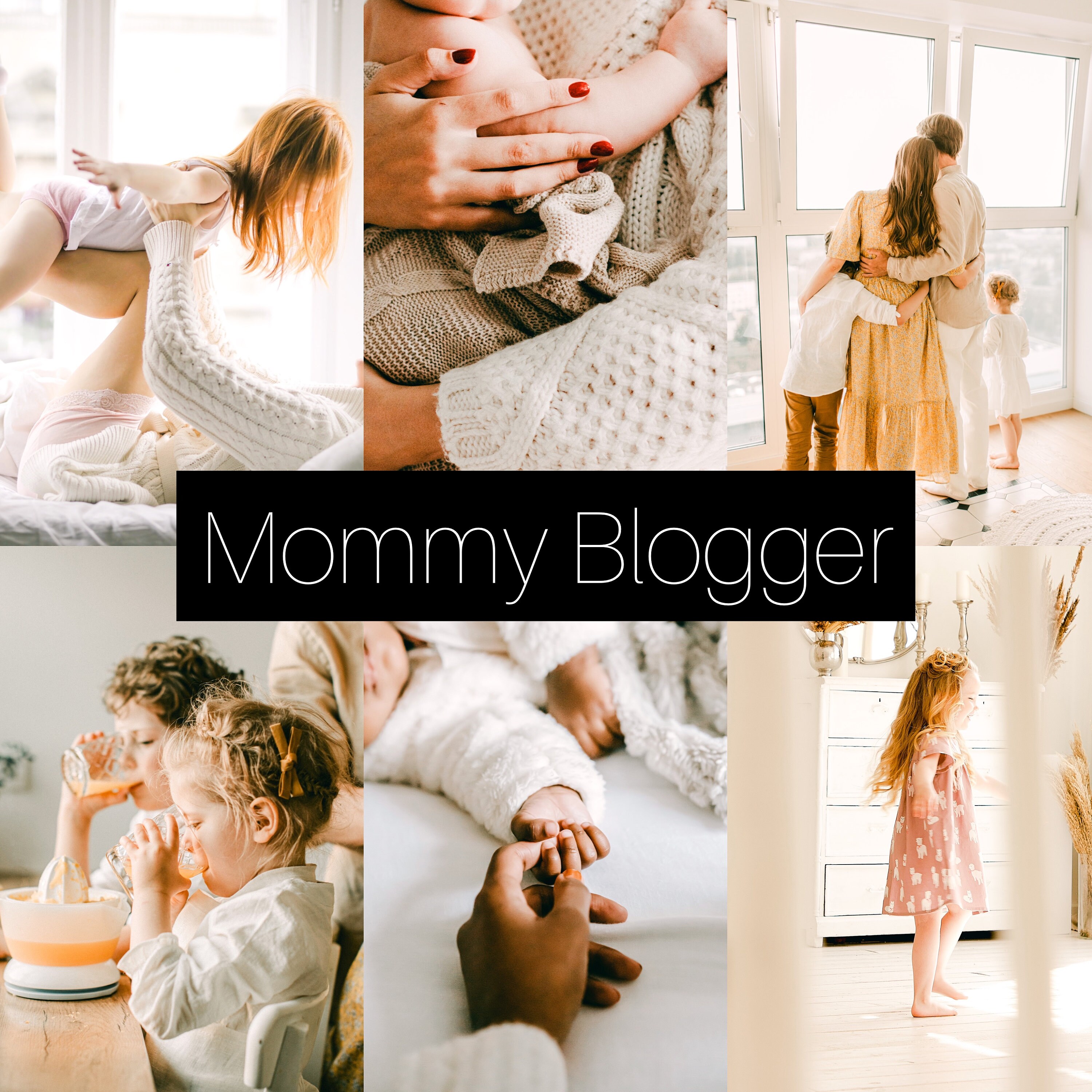 5 Mommy Blogger Mobile Lightroom Presets, Instagram Presets, Blogger ...