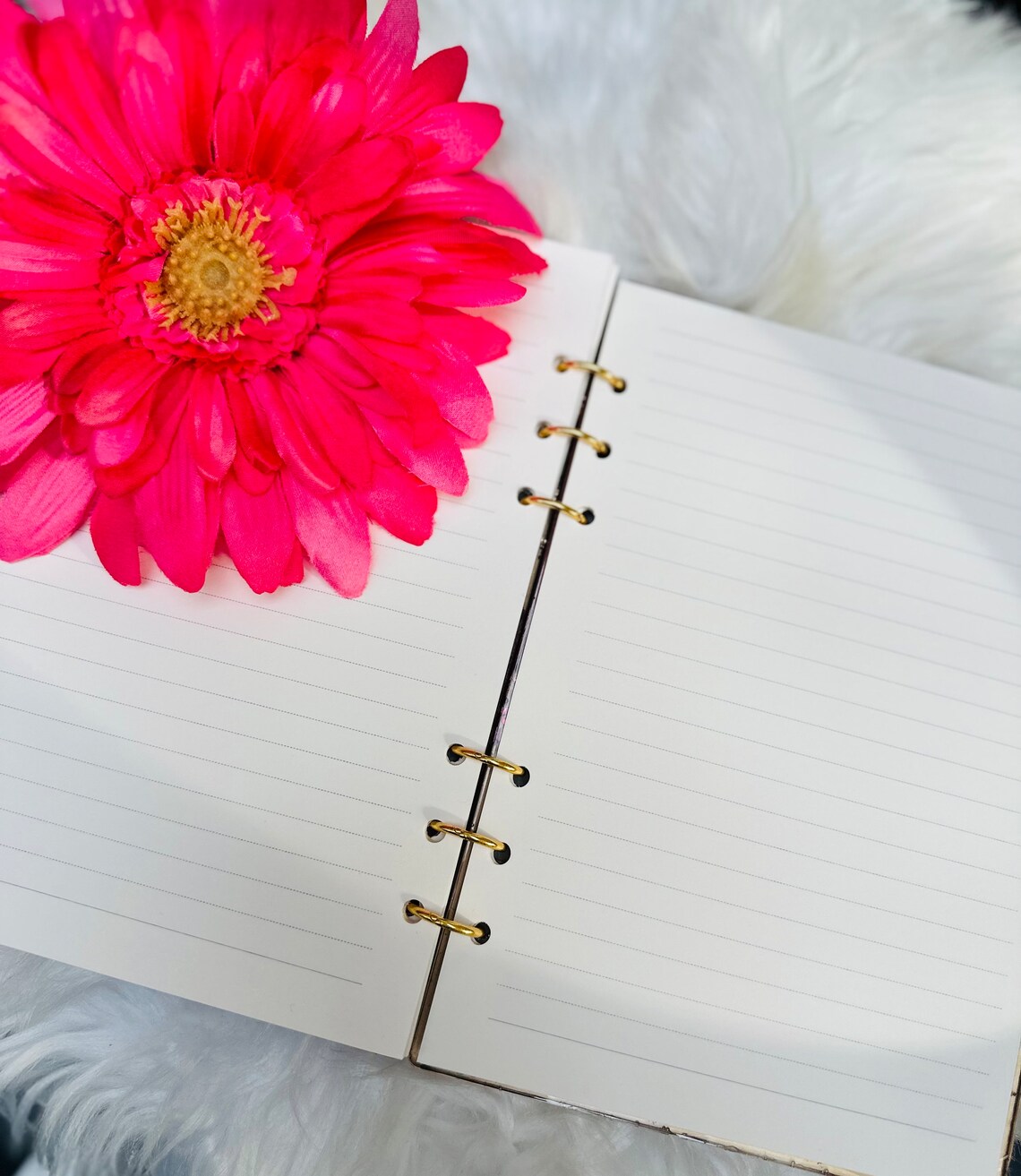 A5 Hand Made Resin Notebook With Flowers - Etsy