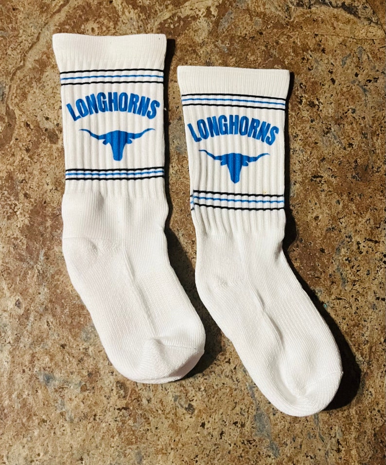 Custom Cheer/ Spirit Socks - Etsy