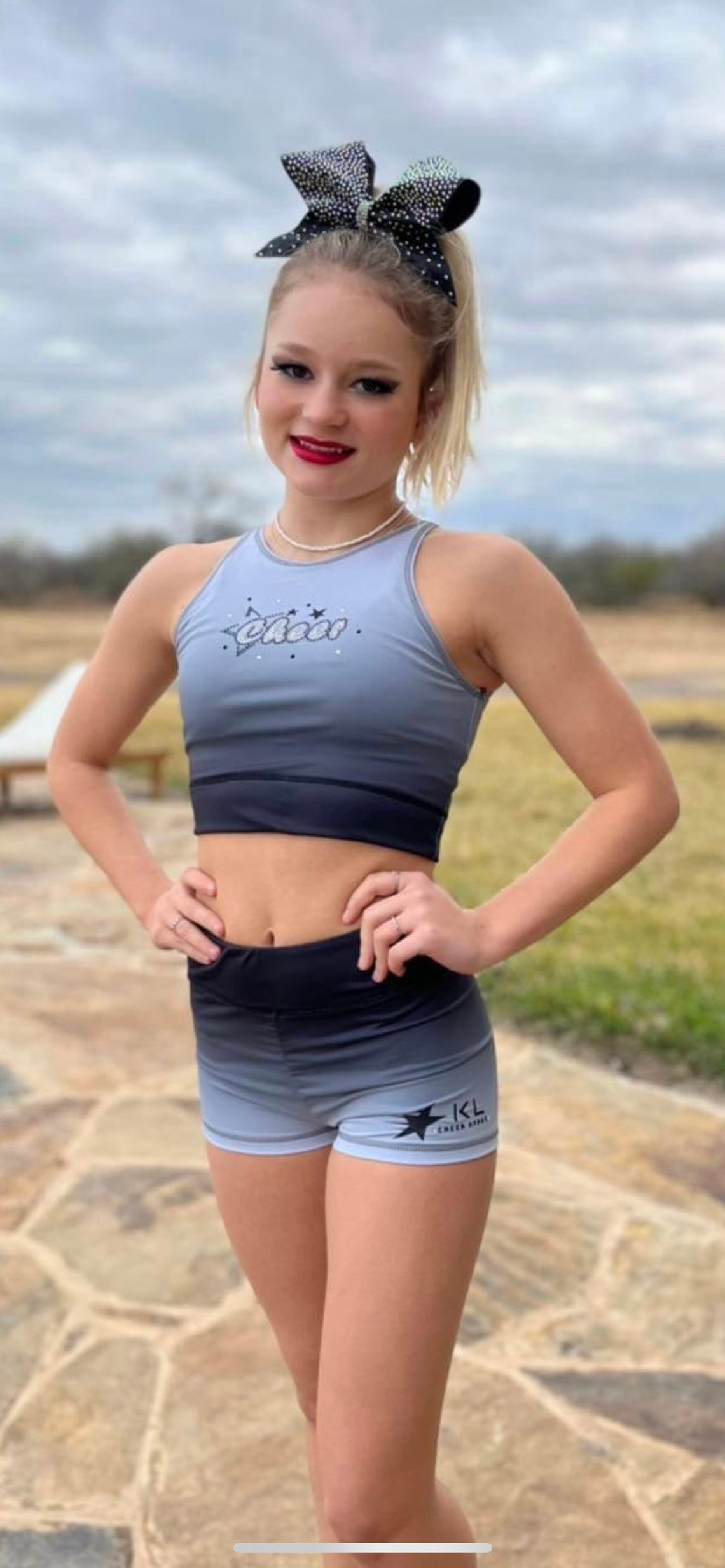 Grey Ombré Practice Wear Set Etsy